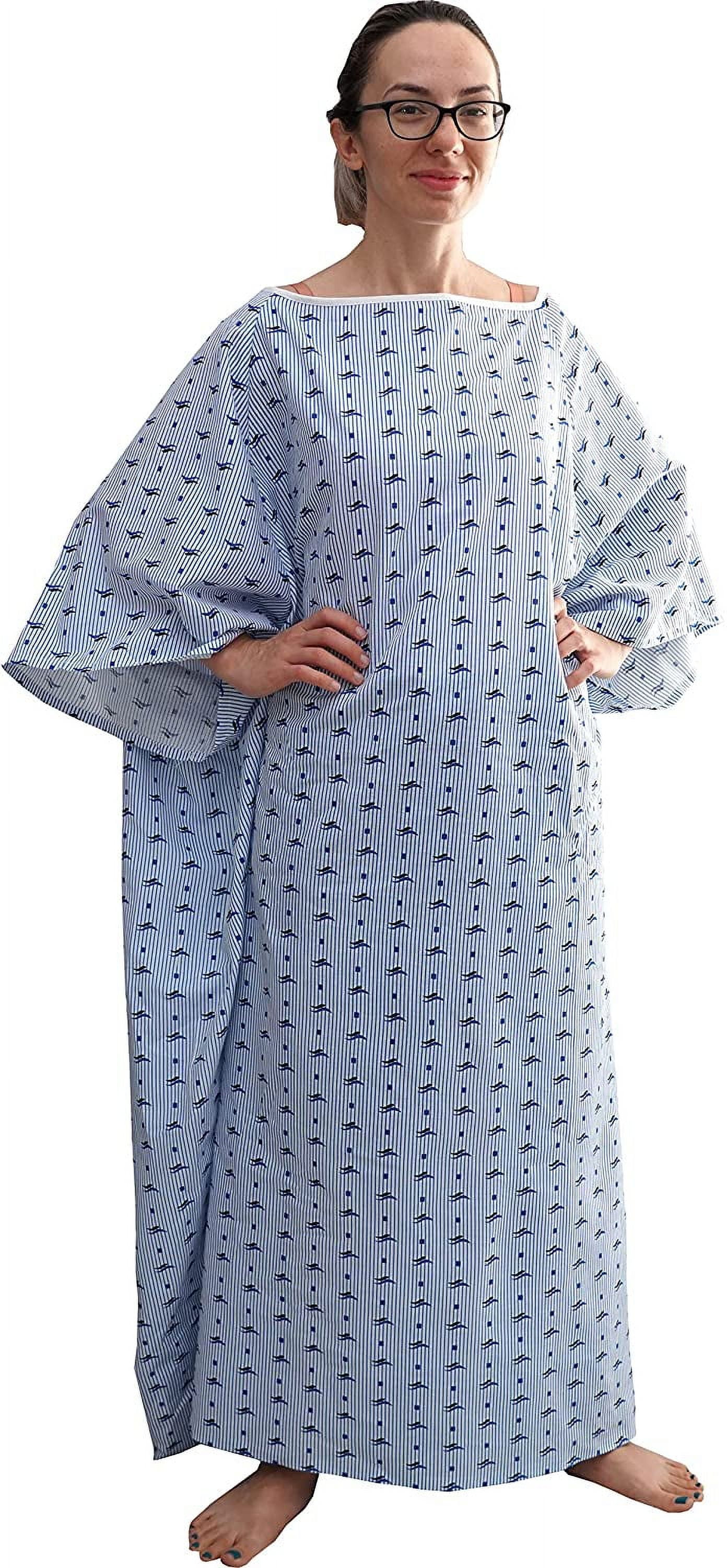 3 Pack - 10XL Hospital Hospital Gown with Tie Back Oversized Bariatric ...