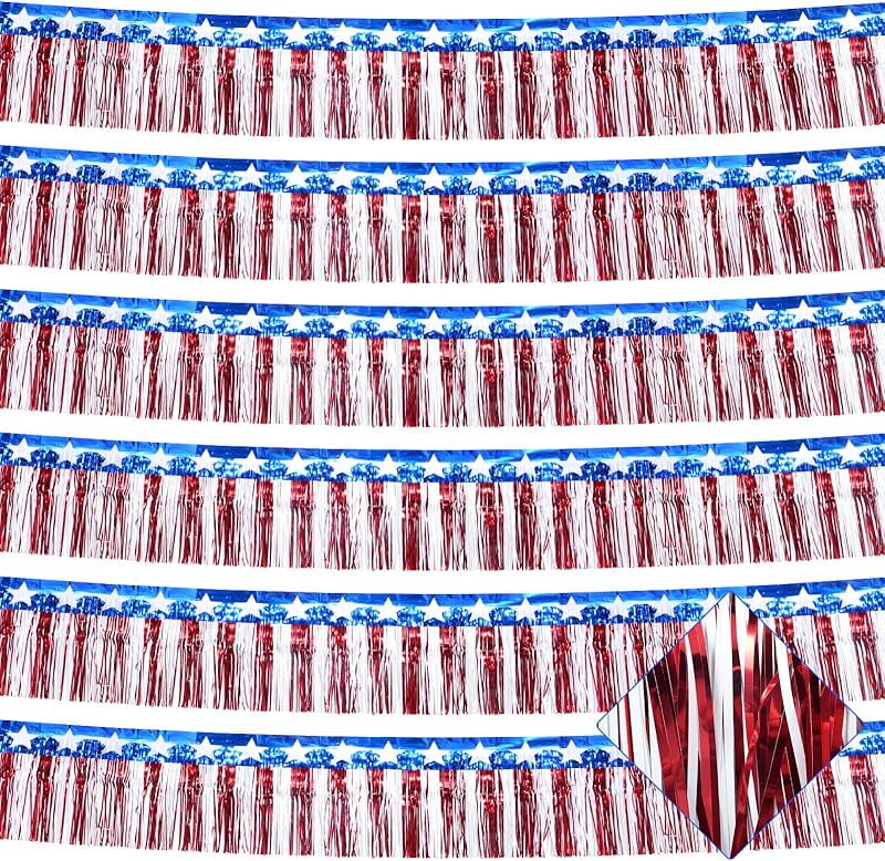 3 Pack×10ft American Stars and Stripes Flag Banner 4th of July Red ...