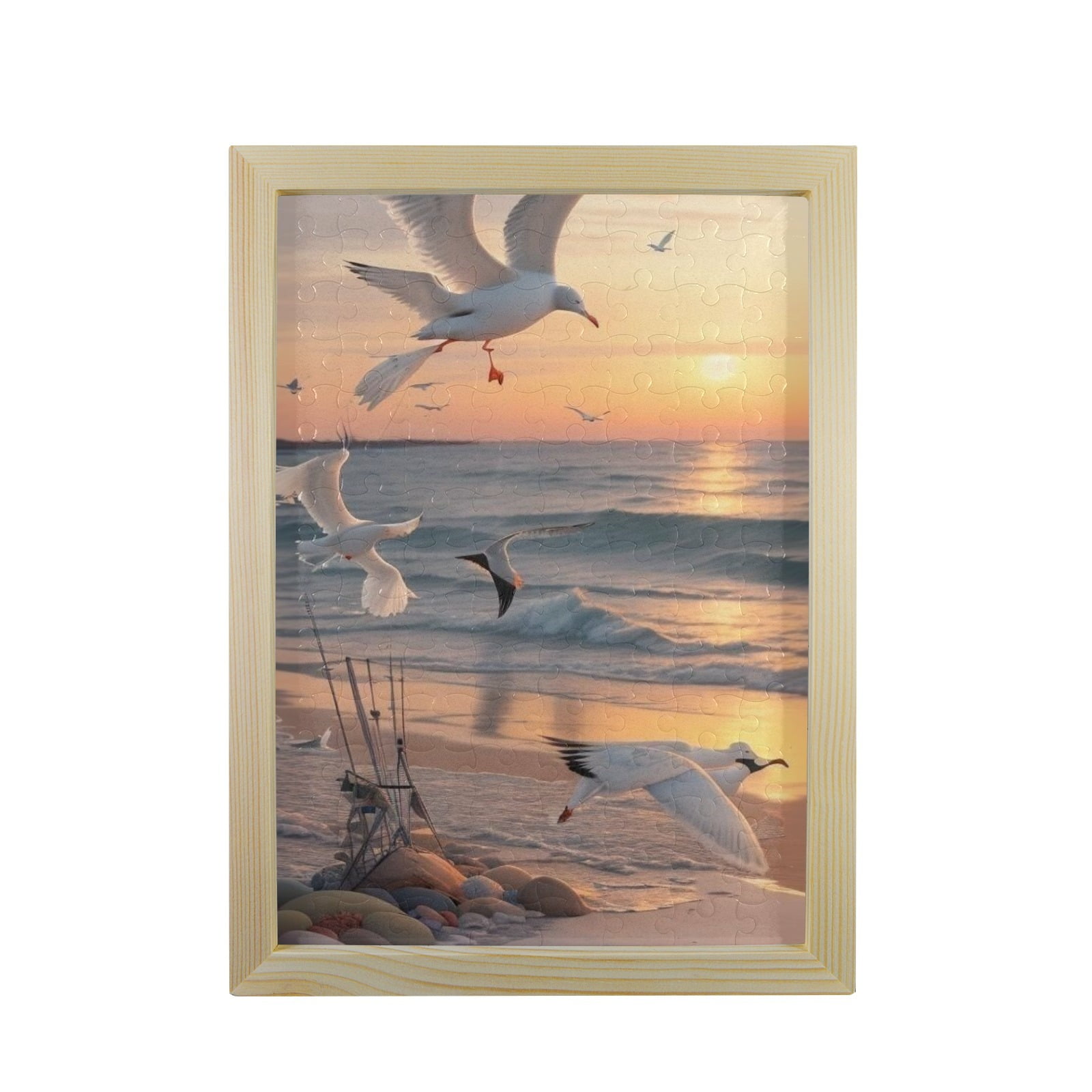 3 Pack 120-Piece Custom Jigsaw Puzzle Photo Frame Kit, 10.5x13.5 ...