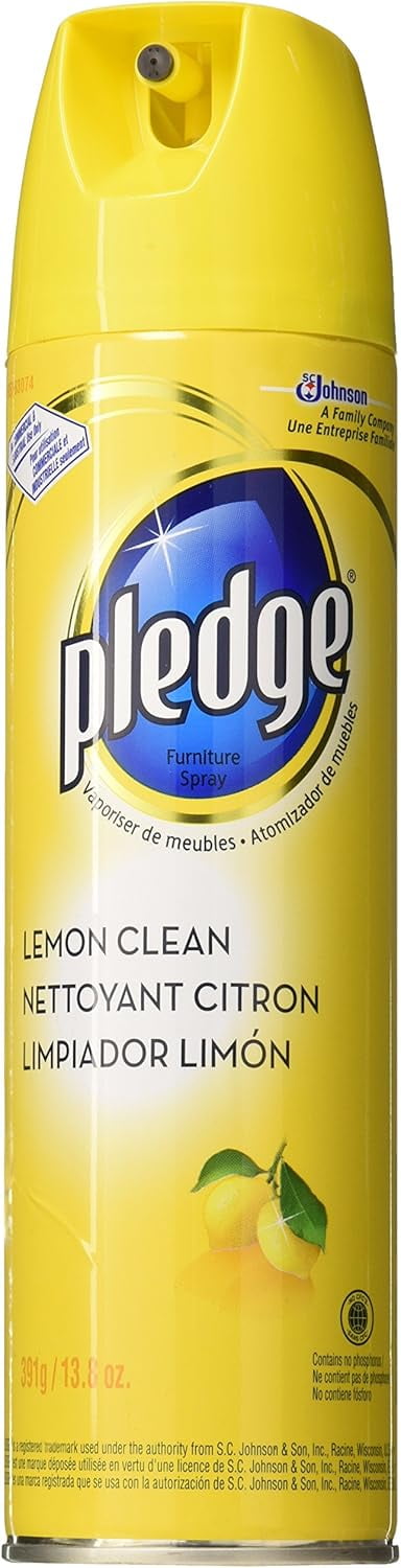3 Pack 13.8 Oz Lemon Scent Pledge Furniture Polish - Walmart.com
