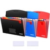 Five Star 13 Pocket Expanding File, 13" x 9 5/8", Fire Red(351440A-WMT ...