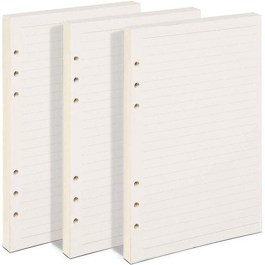 3 Pack 135 Sheets (270 Pages) A5 Refill Paper, Refillable Paper Lined ...