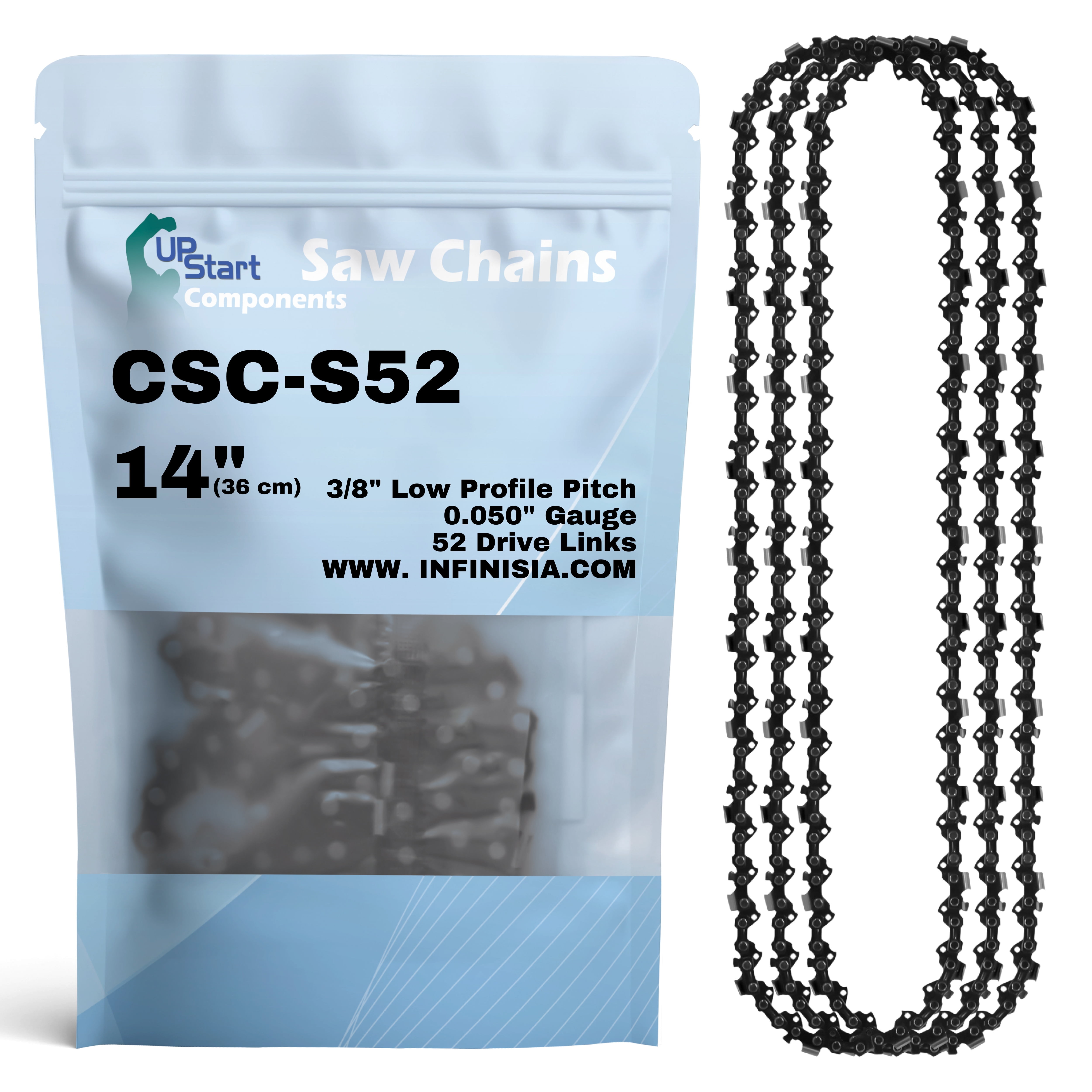3-Pack 14-inch Chainsaw Chain Replacement for Poulan 305 Chainsaws ...