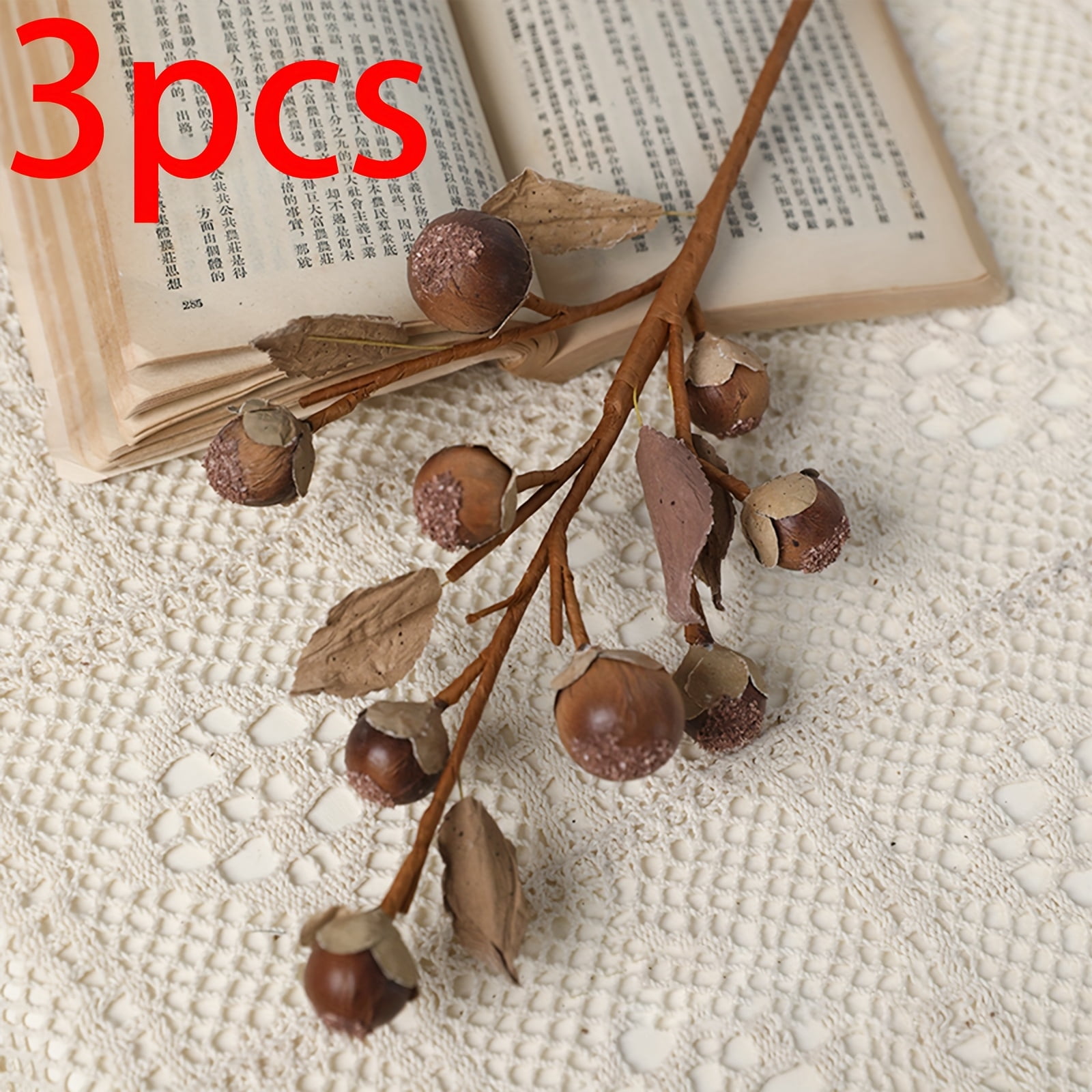 3-Pack 15.75" Artificial Blue Thistle Flowers – Long Stem Faux Floral ...