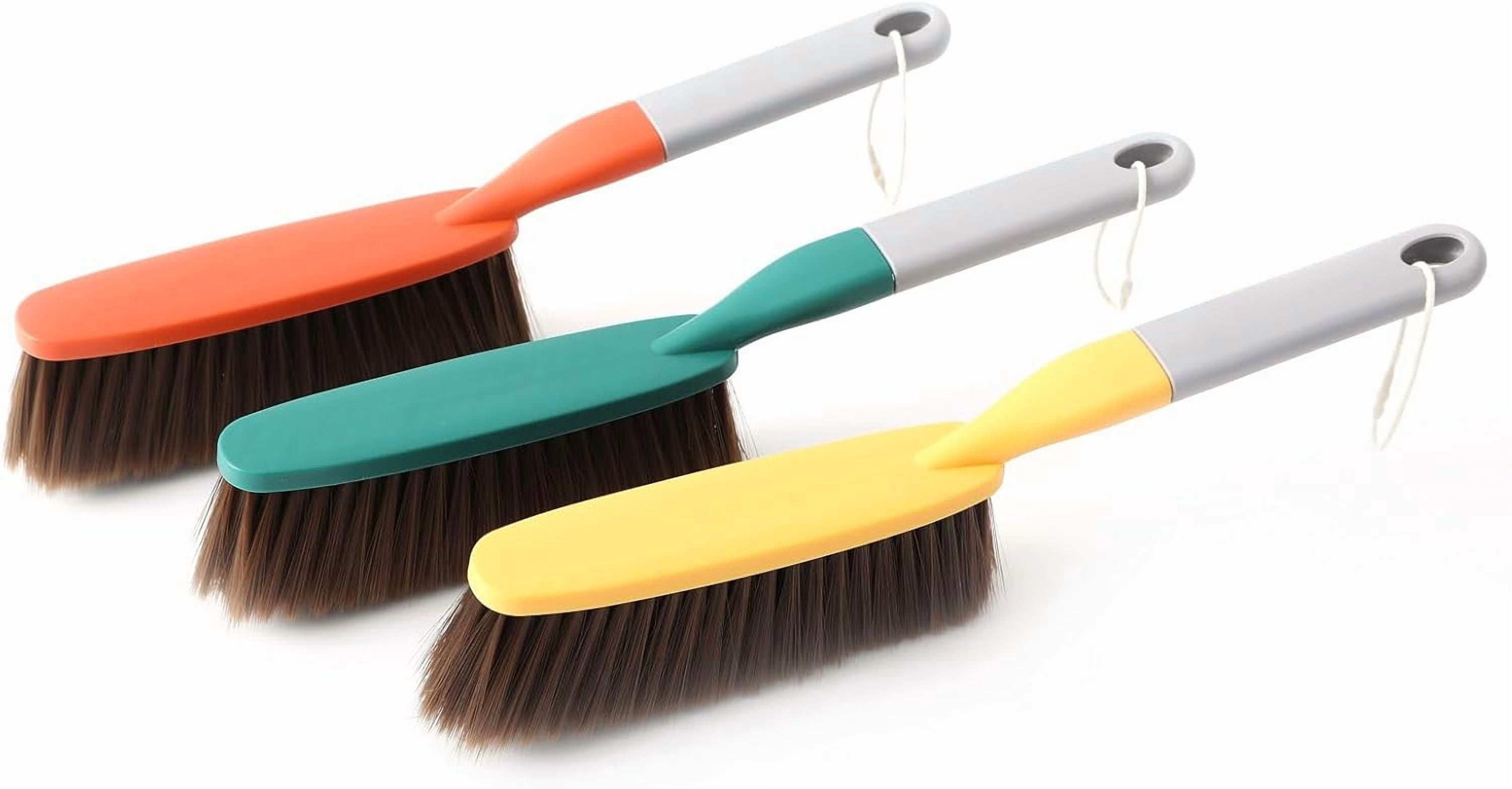 3 Pack 15" Hand Broom Brush,Soft Bristle Cleaning Brush,Crumb Debris ...