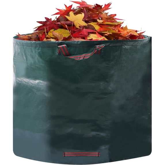 3-Pack 16 Gallon Garden Waste Bags, Reusable Leaf Bag with Standable ...