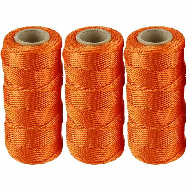 3 Pack #18 Braided Masonry Line String Twine Set Cord Rope Craft Garden ...
