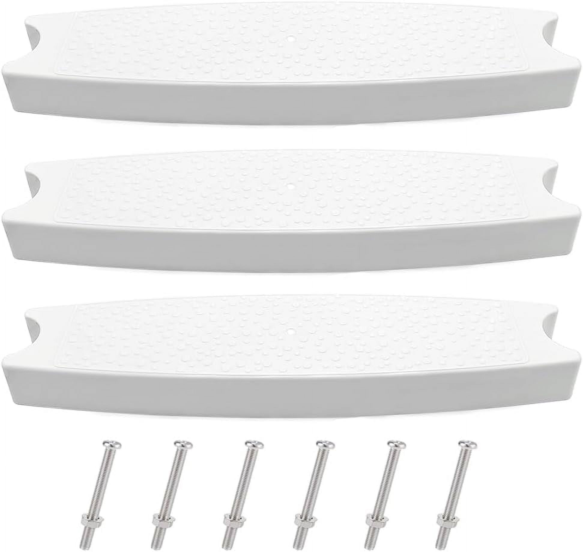3-Pack 18" Universal Pool Ladder Steps Replacement,Heavy-Duty Molded ...