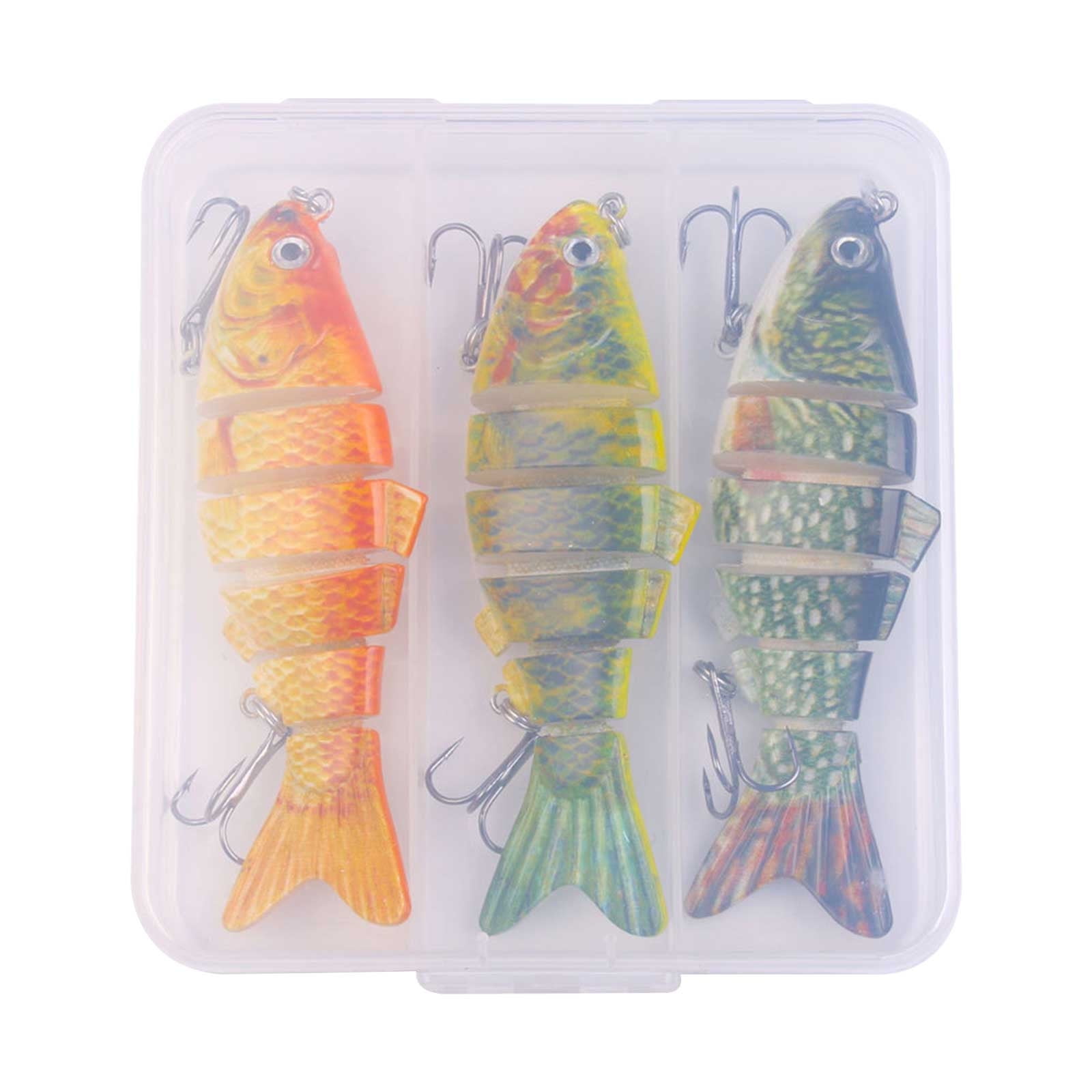 3-Pack 18g Fishing Lure Set - Realistic 10cm Wobblers for Bass/Trout ...