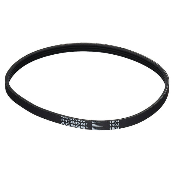 3 Pack 190J4 PJ V-Ribbed Belt 4 Ribs 19" Length x 0.37" Width x 0.14 ...
