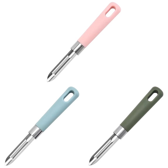 3-Pack 2-in-1 Stainless Steel Vegetable Peeler with Corer, Ergonomic ...