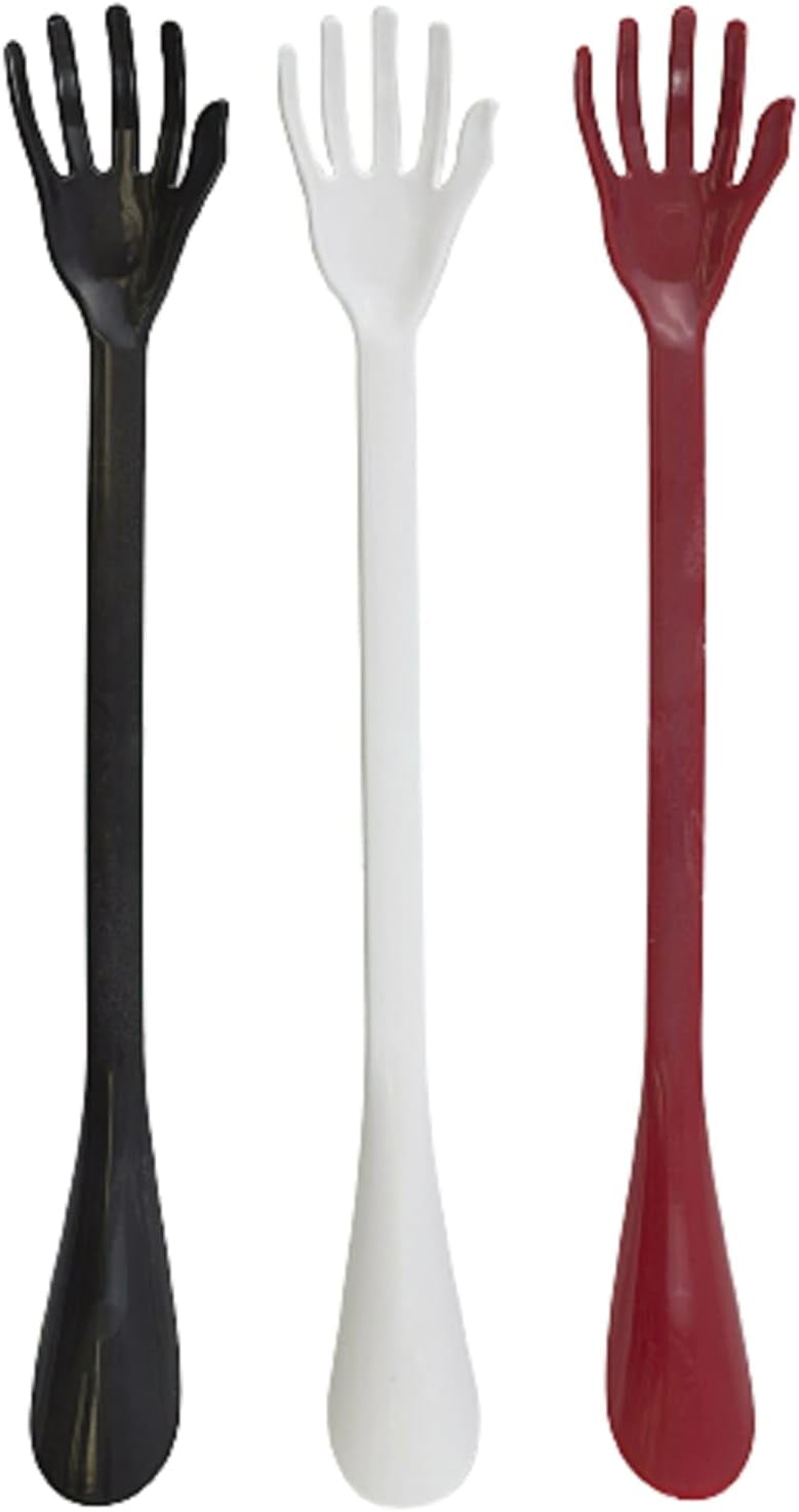 3 Pack 20" Plastic Hand Back Scratcher Long Reach , Shoehorn Pick Itch ...