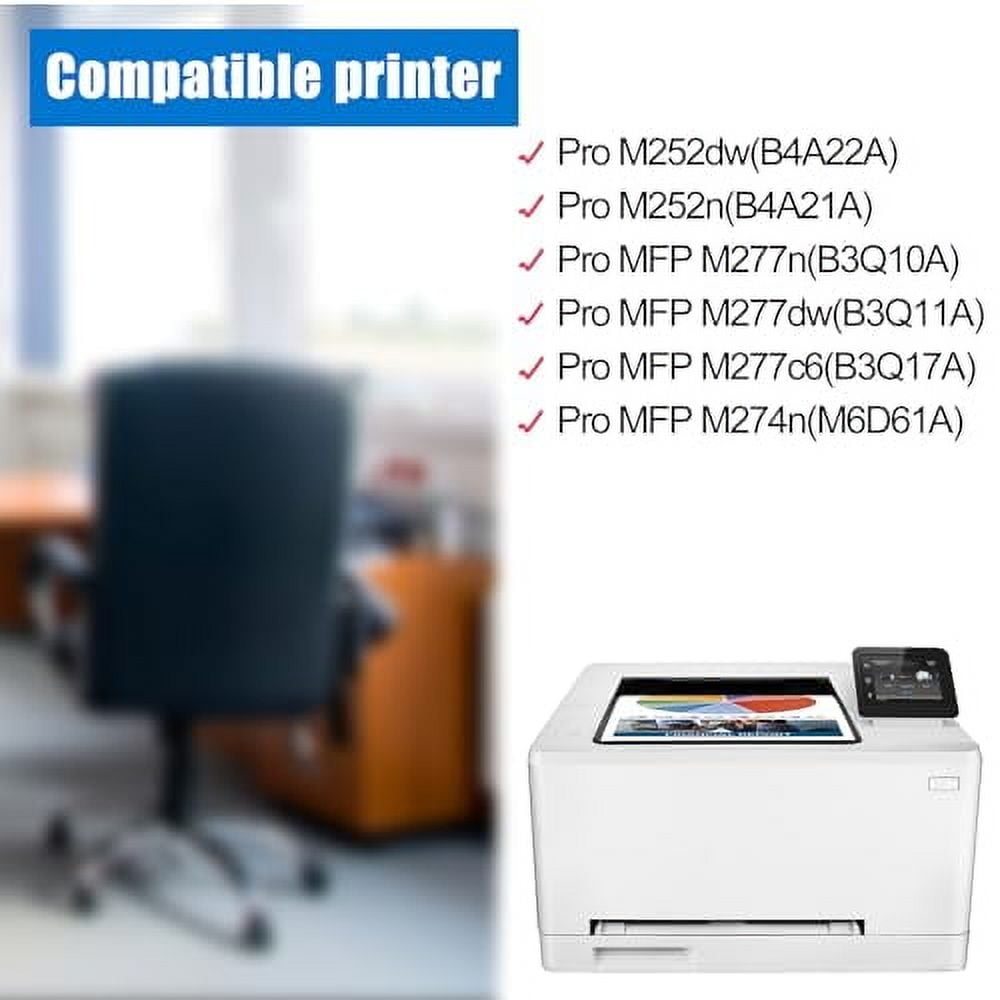 3 Pack 201A C/M/Y Toner Cartridge Compatible CF401A CF402A CF403A Toner ...