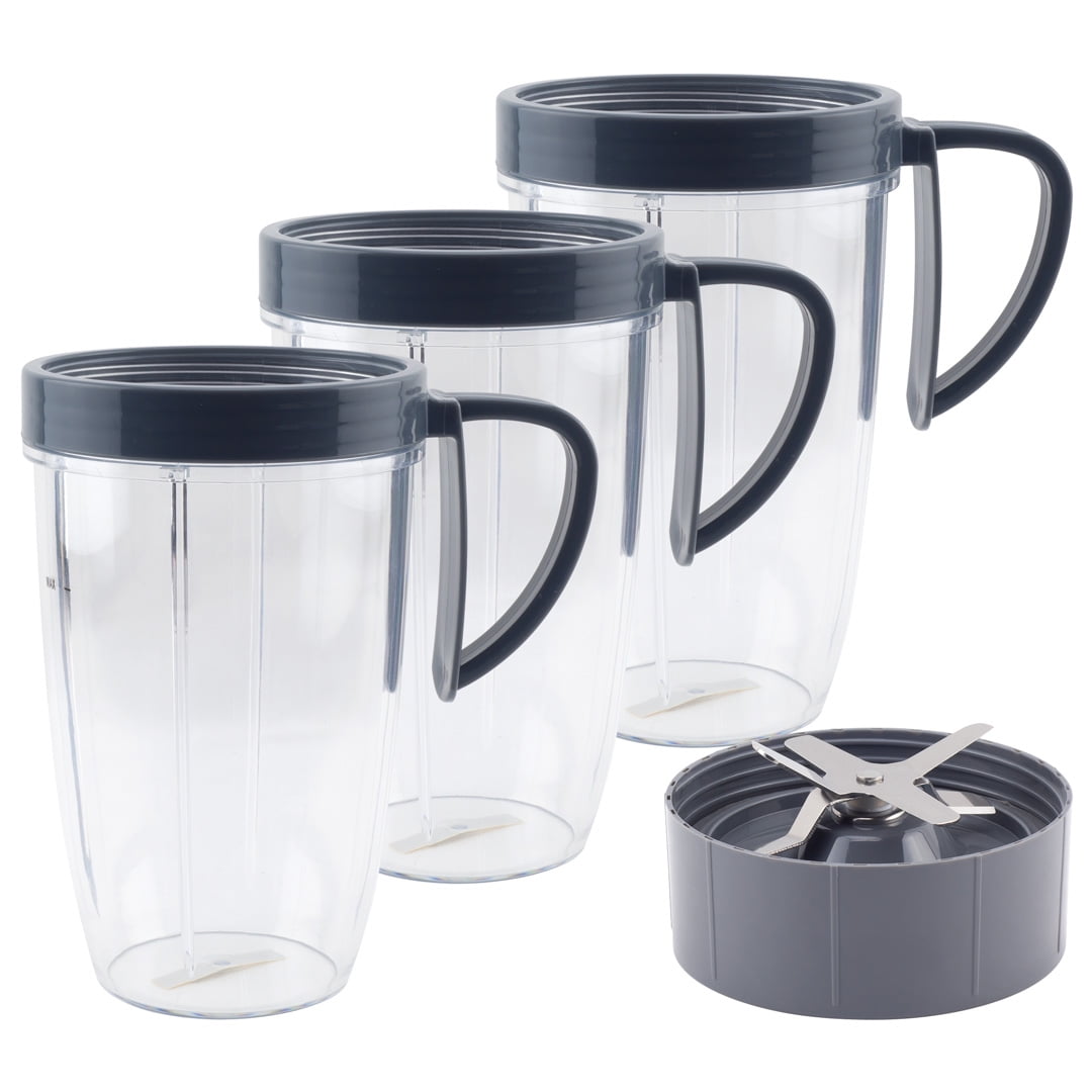 3 Pack 24 oz Tall Cup and Extractor Blade Replacement Part Compatible ...