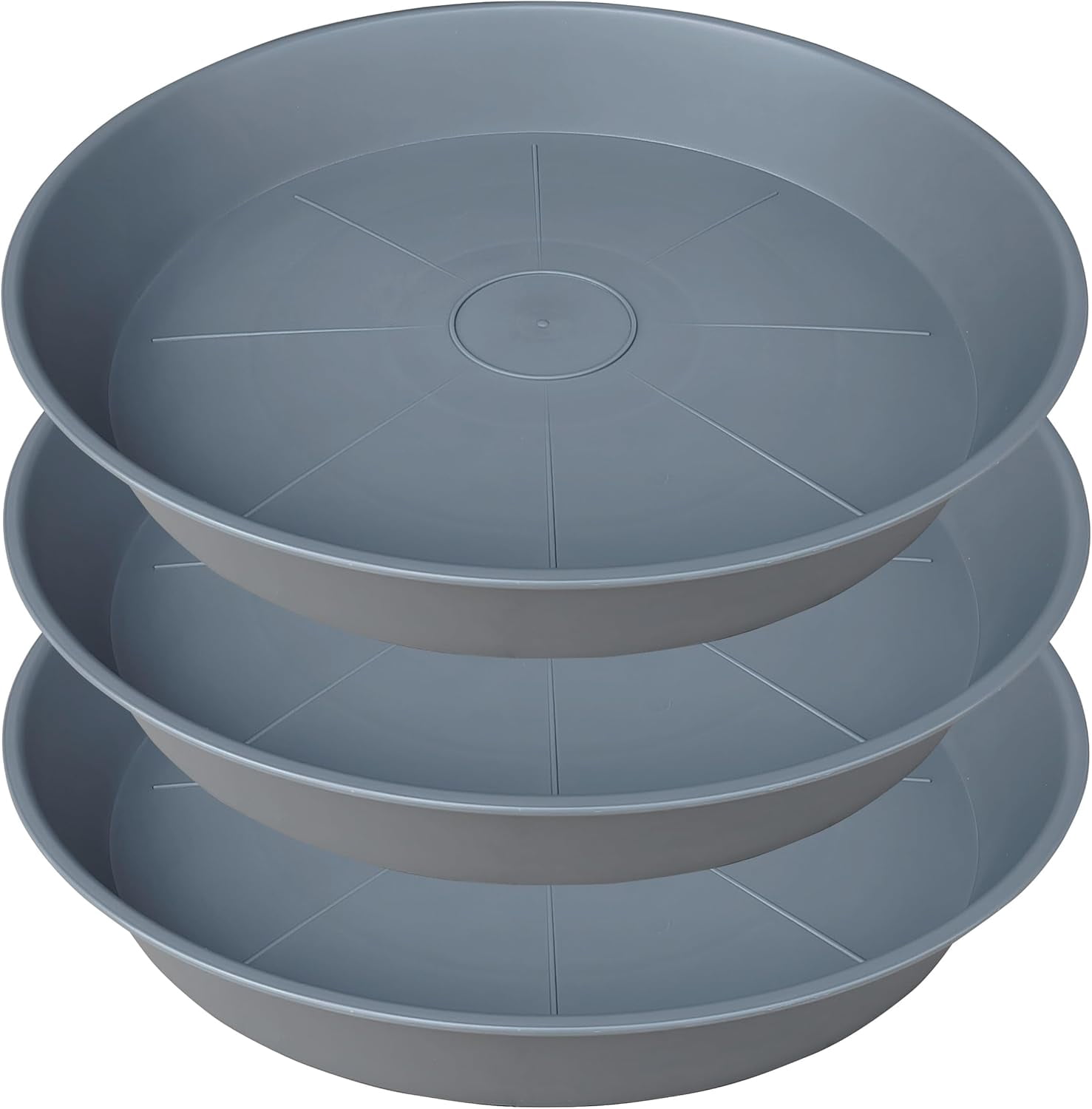 3 Pack of 25 26 inch Plant Saucer (22.7 Inch Base), 4.2" Depth, Large ...