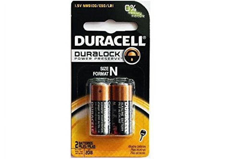 3 Pack - 2x N Duracell 1.5V Alkaline Batteries (Medical, LR1, E90 ...