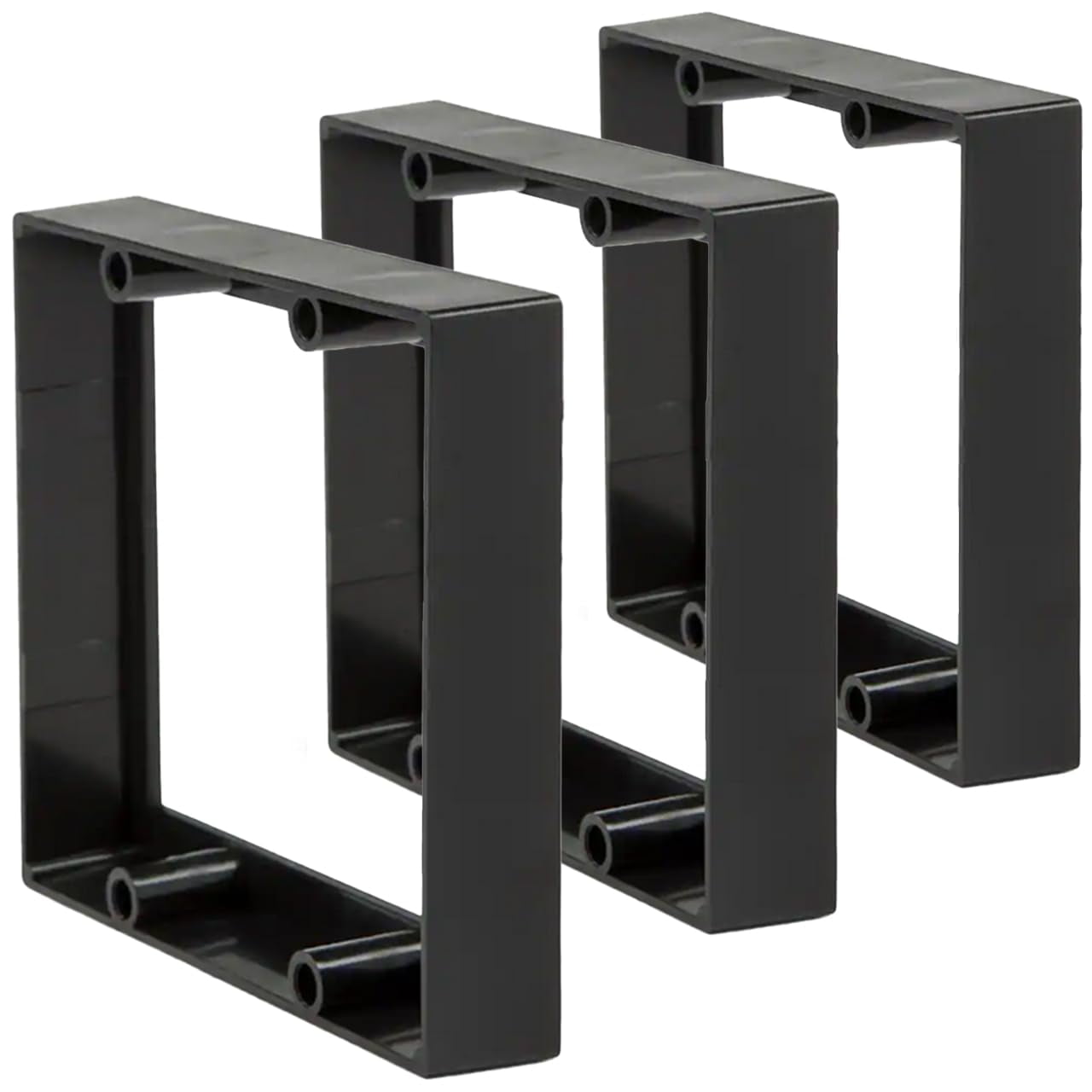 3-Pack 3/4" Double Gang Receptacle Outlet Box Extender with Screws ...