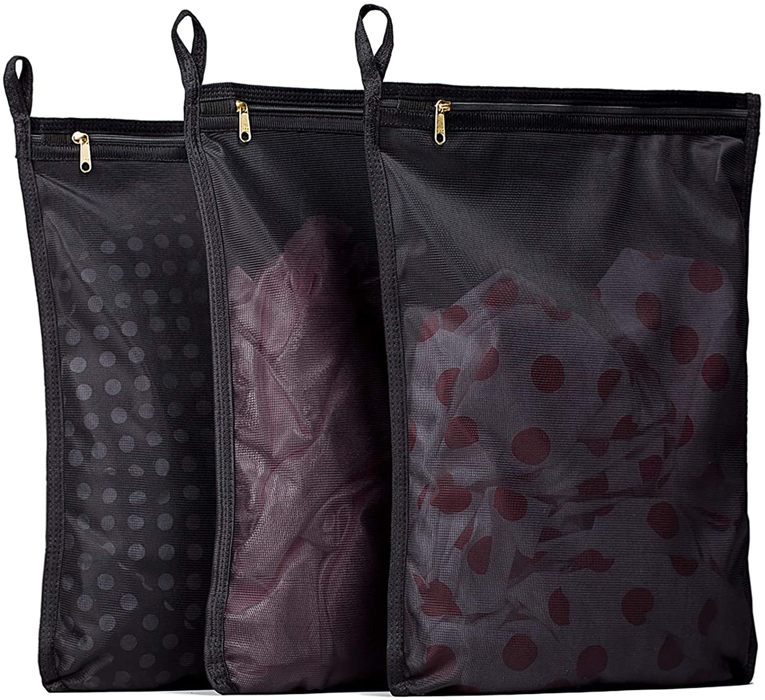 3 Pack (3 Medium) Delicates Laundry Bags, Bra Fine Mesh Wash Bag, Use ...
