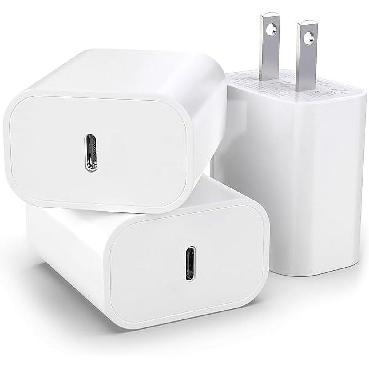 3 Pack 30W USB Type C Wall Charger Adapter Plug Brick for iPhone 16E 16 ...