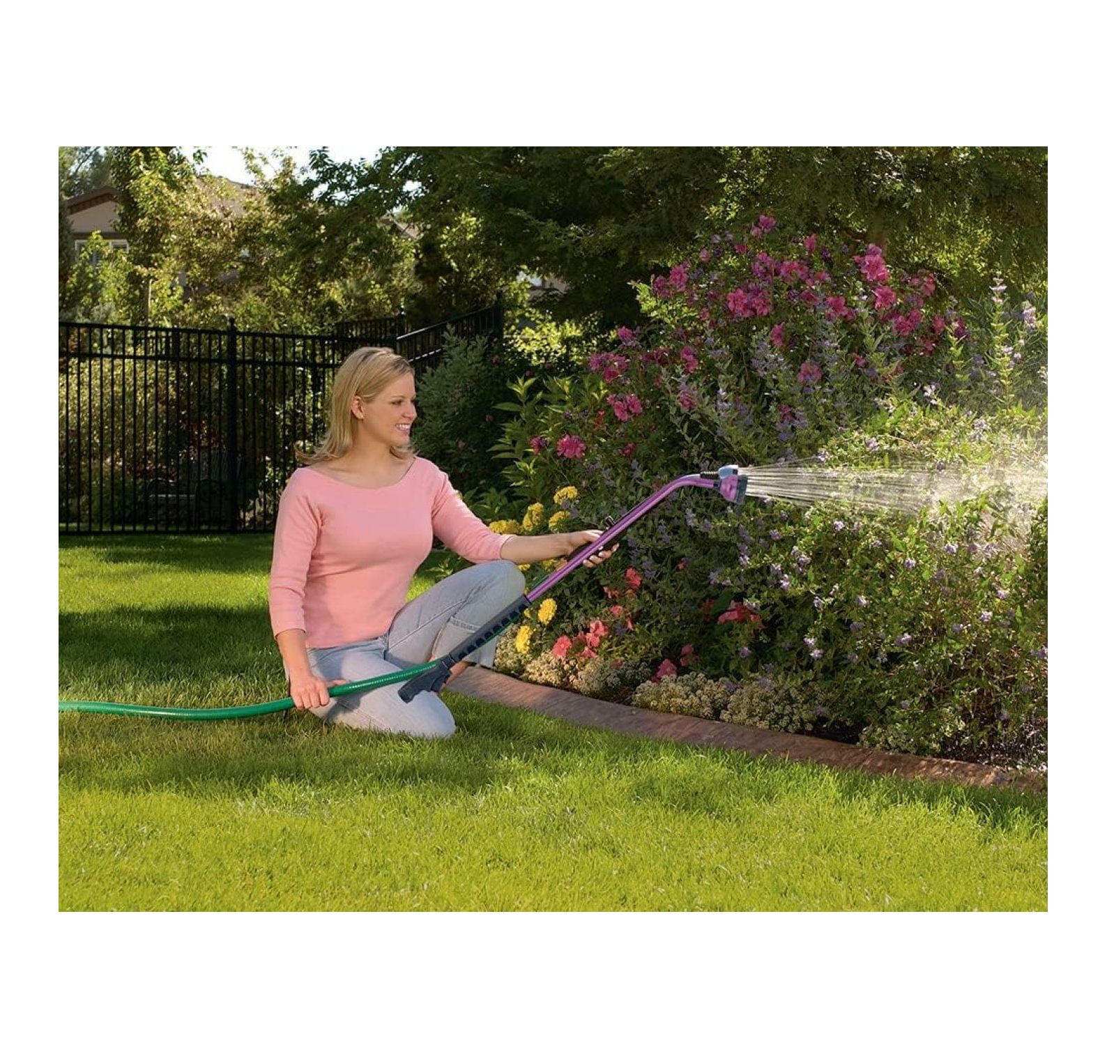 3 Pack 36 Inch Garden Watering Wand with 9-Pattern Adjustable Turret ...