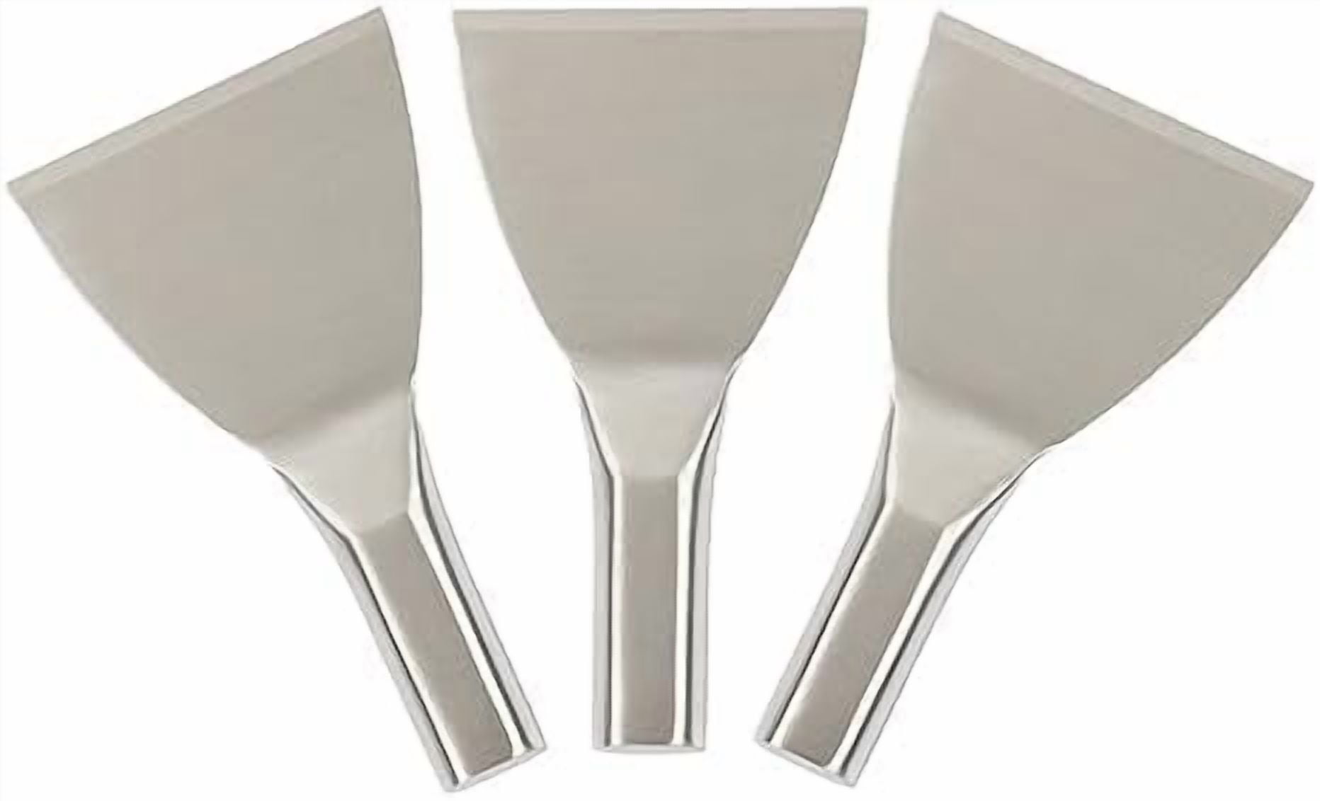 3-Pack 4-Inch Stainless Steel Rolled Ice Cream Scrapers | Heavy Duty ...