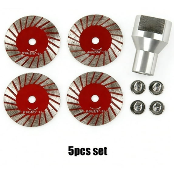 3-Pack (40mm/1.57") Diamond Saw Blade Set for Angle Grinder - Cuts ...