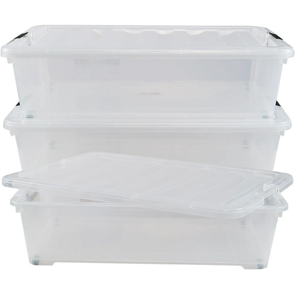 Shallow Underbed Storage Containers