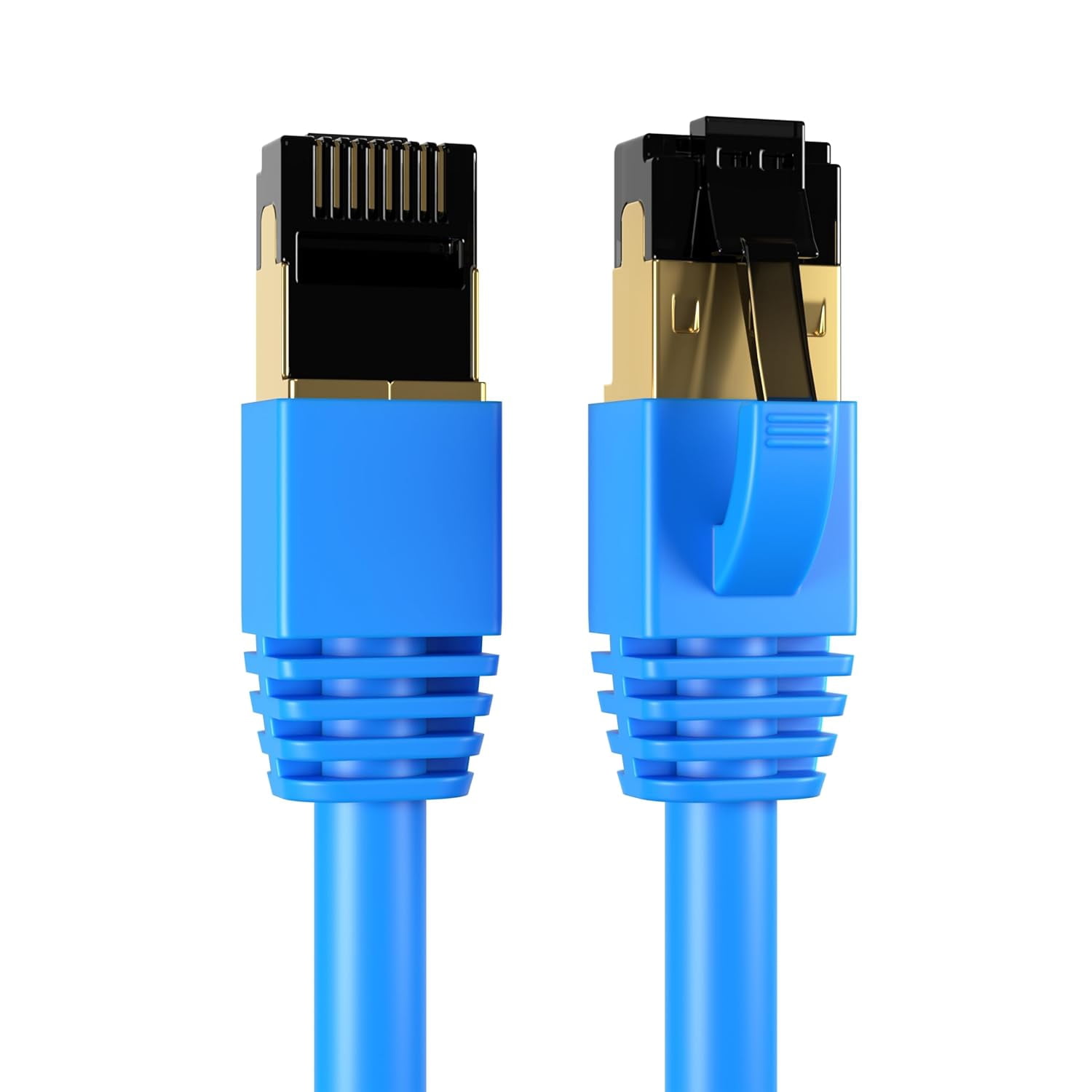 50FT Cat8 Ethernet Cable Copper Shielded RJ45 Cord for Router, PC ...