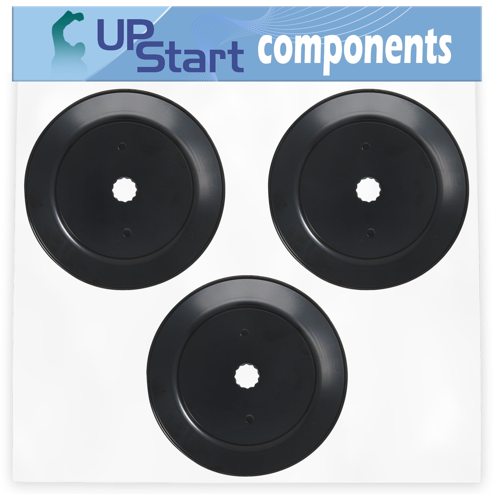 3-Pack 532173436 Pulley Replacement for Husqvarna LTH 1742 D (954570376 ...