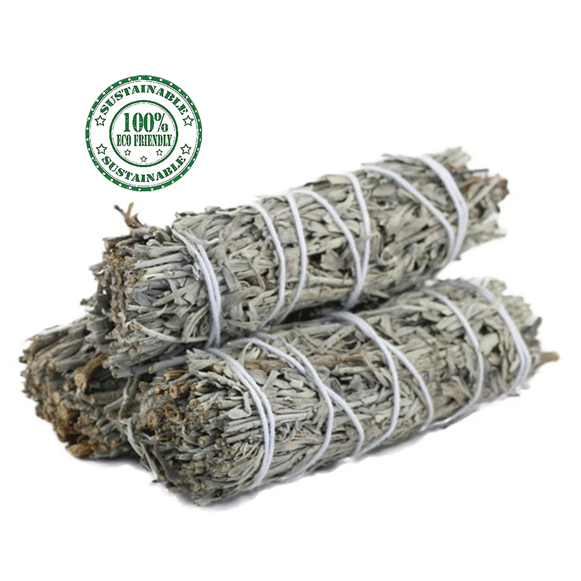 3 Pack 6" Blue Sage Smudge Sticks with Smudging Guide | For Meditation ...