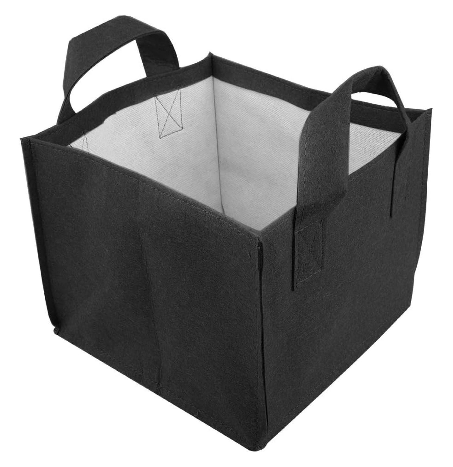 3-Pack 6 Gallons Grow Bags,Planting Pots Felt Grow Bag Square Grow ...