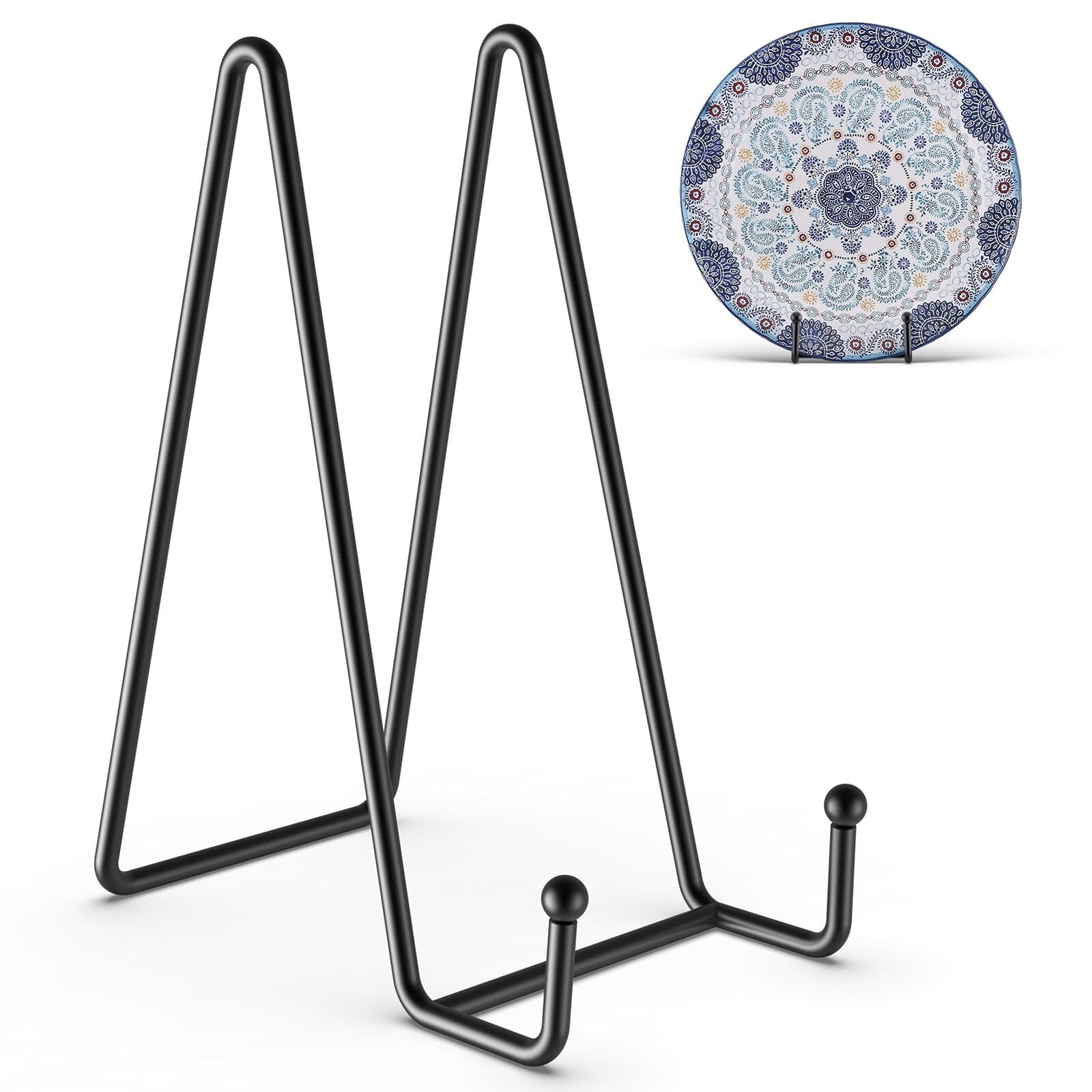 3 Pack 6 Inch Plate Stands for Display Picture - Vinyl Table Top ...