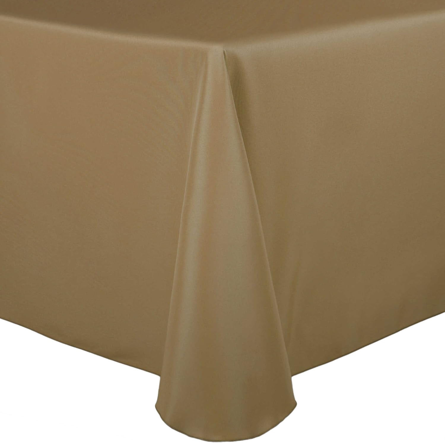 -3 Pack- 60 x 102-Inch Oval Polyester Linen Tablecloth Hunter Green ...