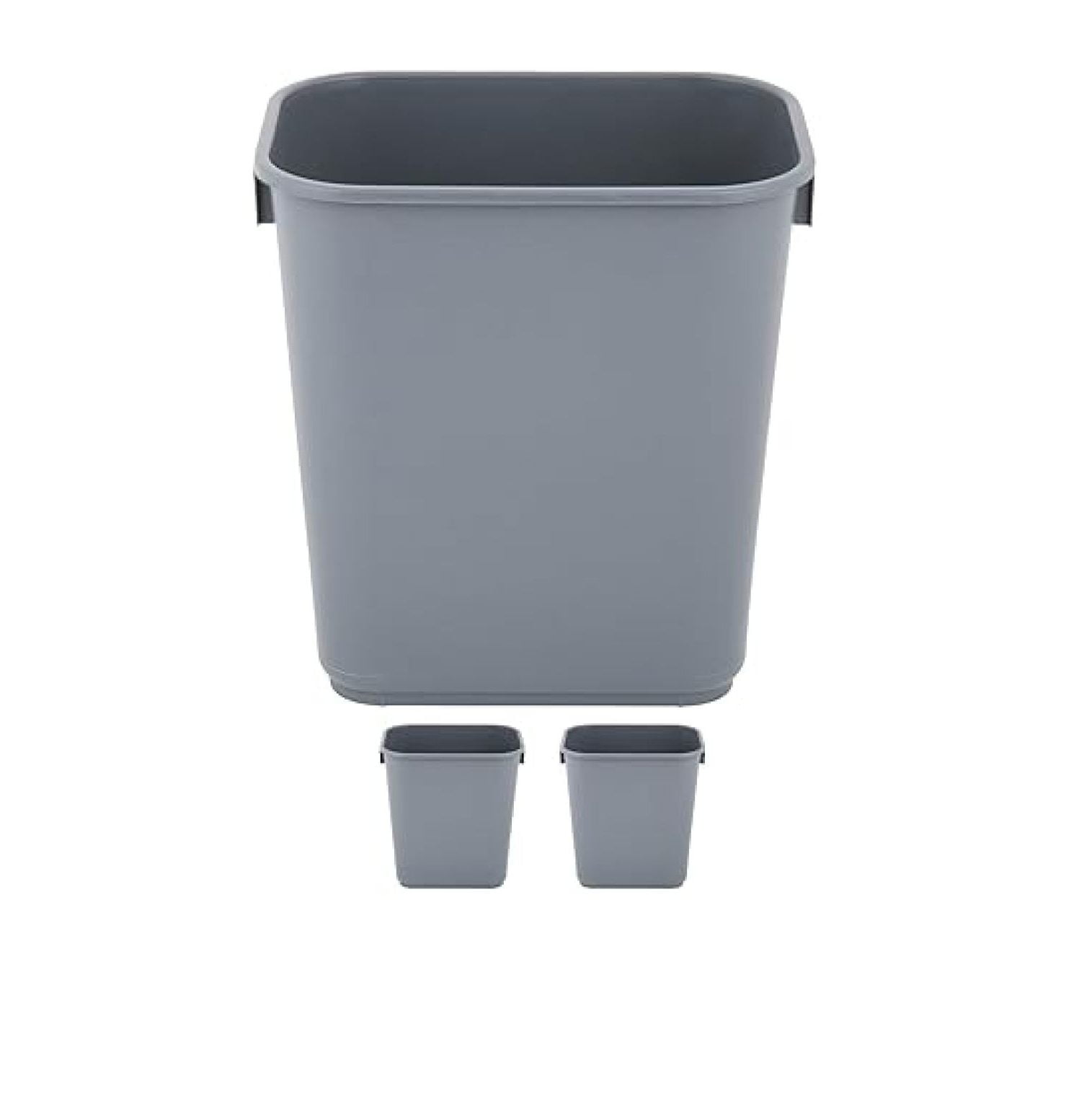 3 Pack! 7 Gallon Gray Rectangular Wastebasket Restaurant Trash can ...