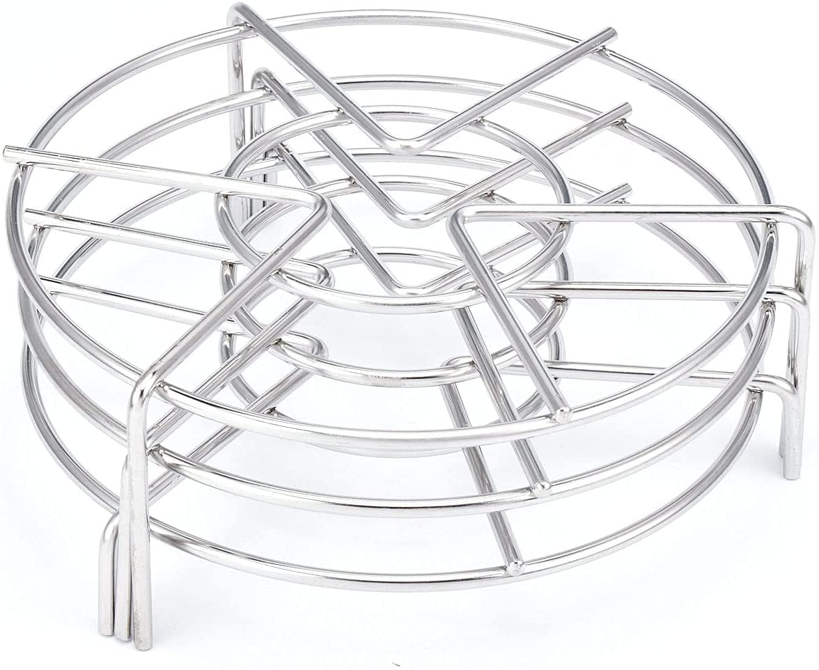3 Pack 7 inch Trivet Stainless Steel Steaming Rack Pressure Cooker ...