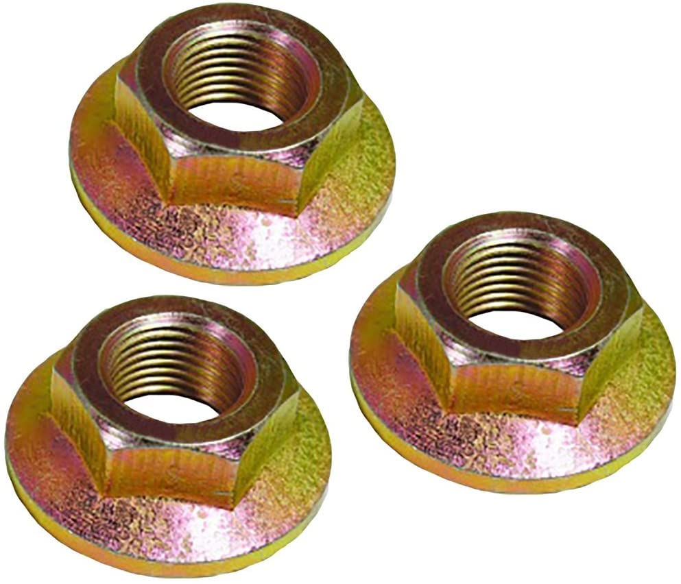 3-Pack 712-0417a Spindle Blade Hex Flange Nut 5/8-18 for MTD Cub Cadet 712-0417 912-0417 712 ...
