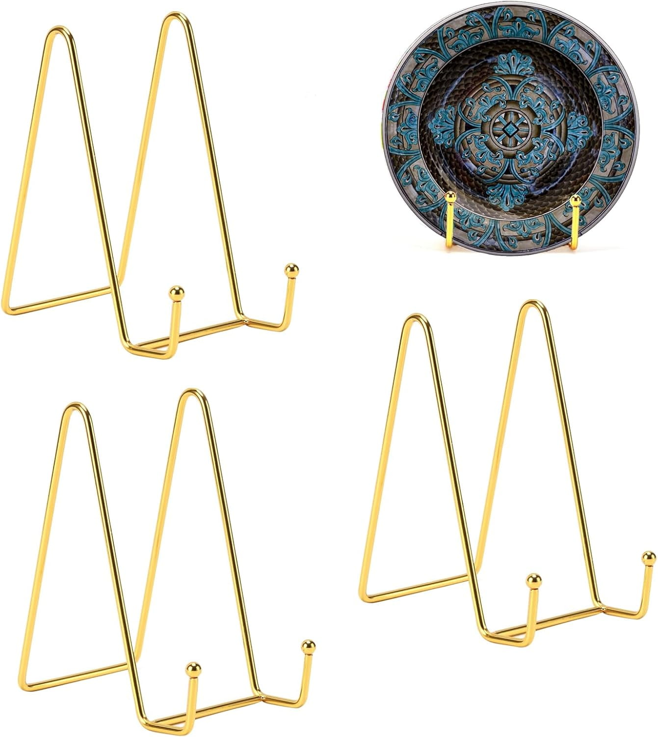 3 Pack 8 Inch Plate Stands for Display, Plate Holder Display Stand ...