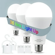 Smart Home Battery LED Light Bulb, Shatterproof Stick-On Fixture, 2 ...