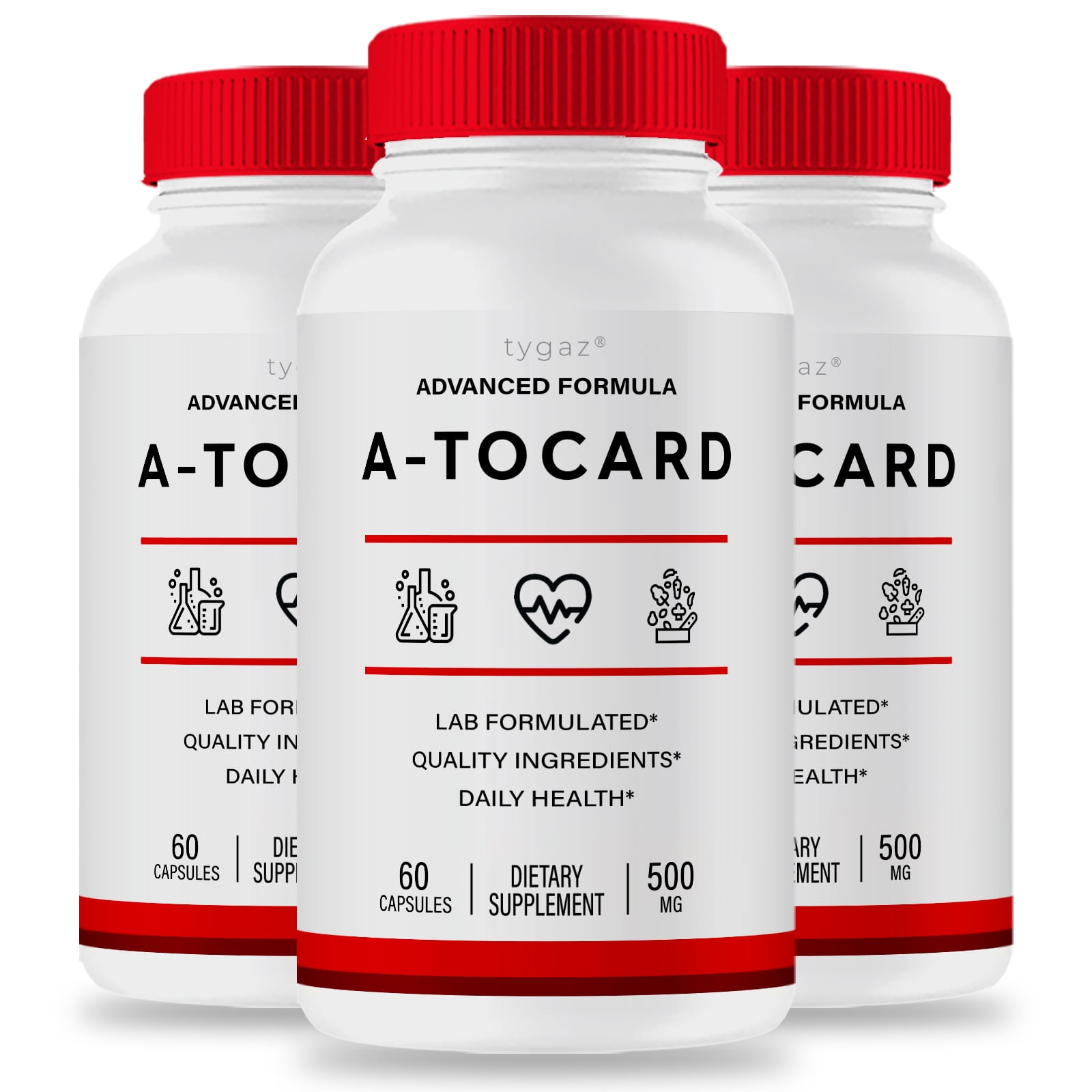 (3 Pack) A-tocard - A-tocard Pill Supplement - Walmart.com
