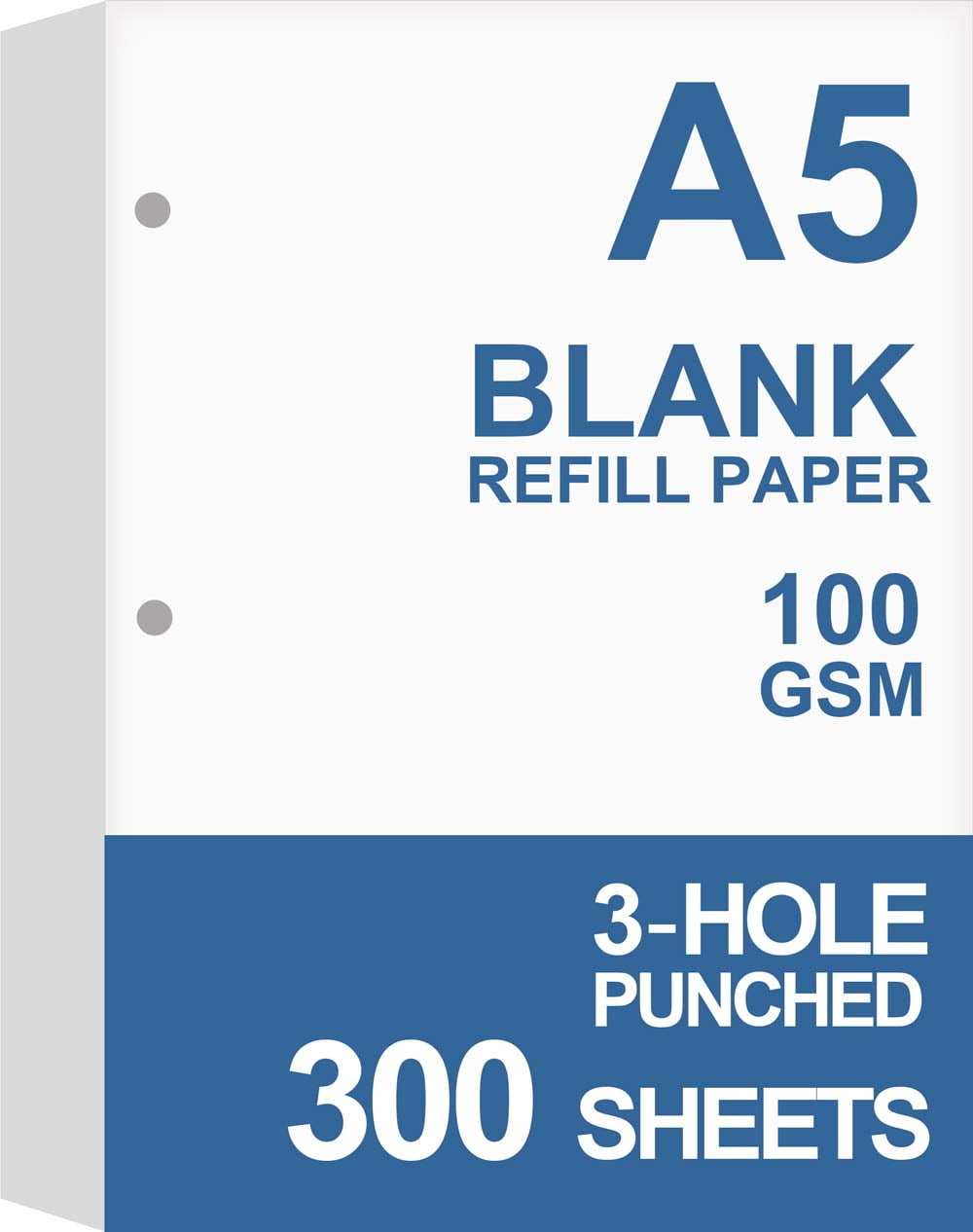 (3-Pack) A5 Filler Paper, 3 Hole Planner Refills, Organizer, Loose-leaf ...