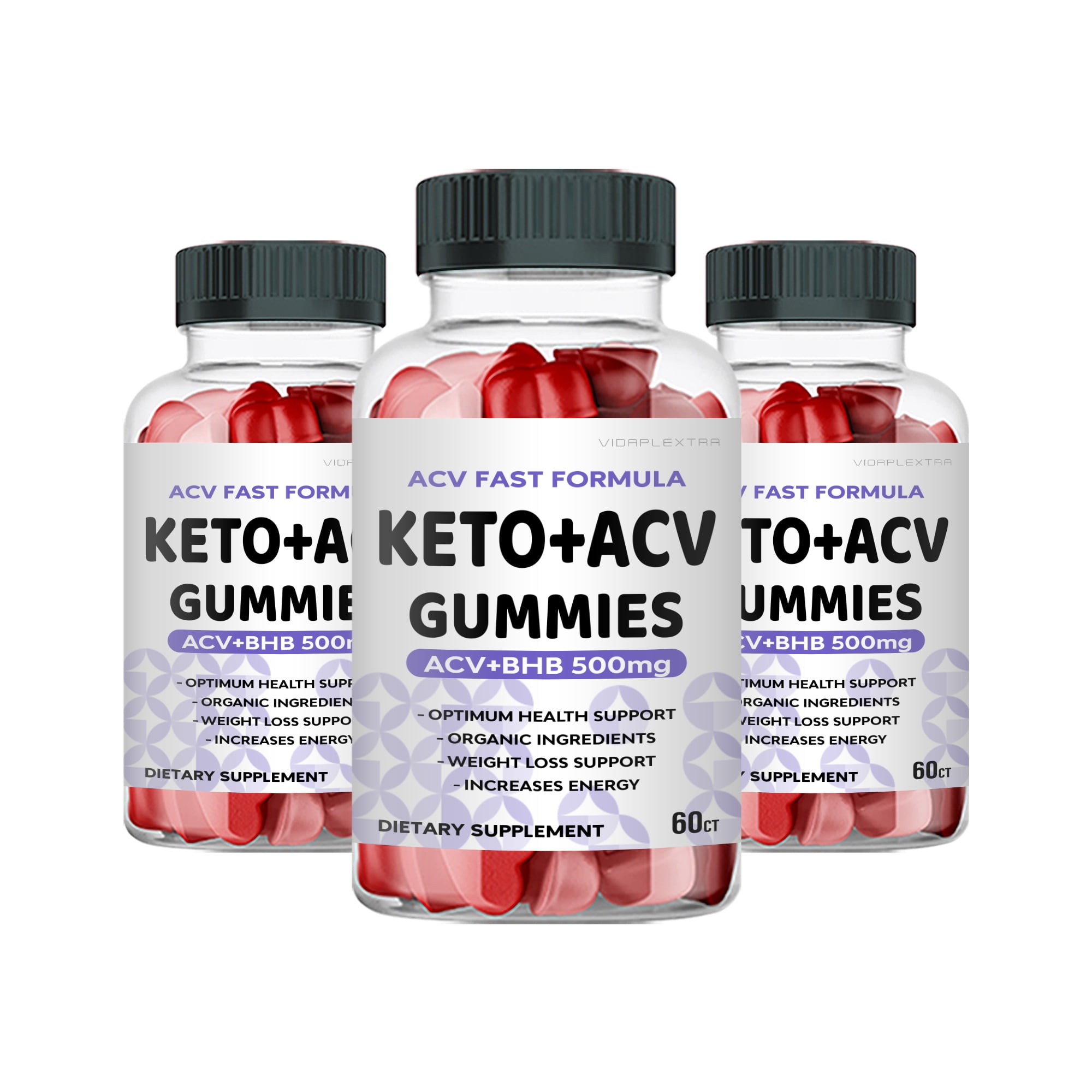 (3 Pack) ACV Fast Formula - ACV Fast Formula Keto+ACV Gummies - Walmart.com