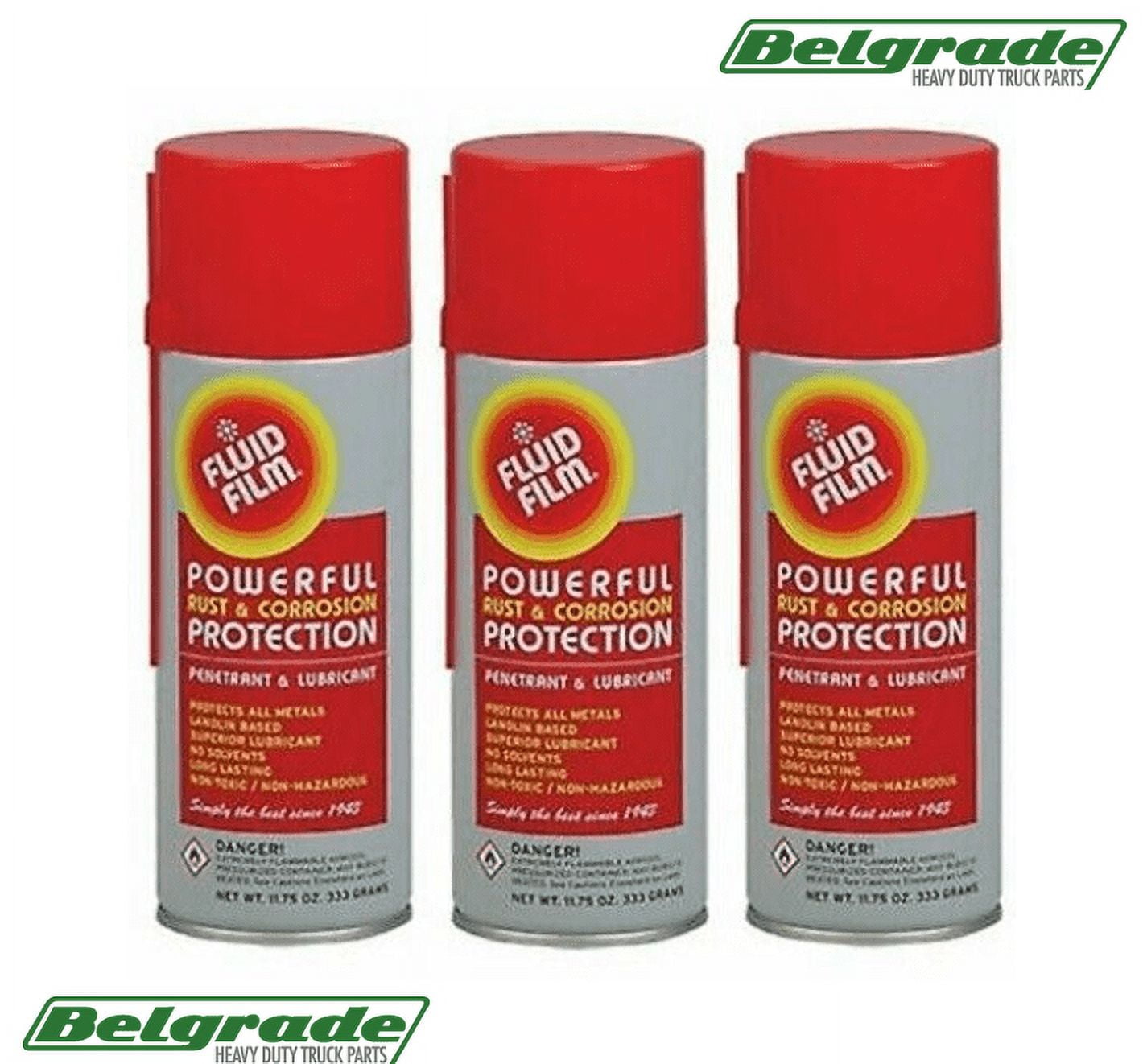 (3) Pack AS11 Fluid Film Rust & Corrosion Protection Aerosol 11.75 Oz - Walmart.com