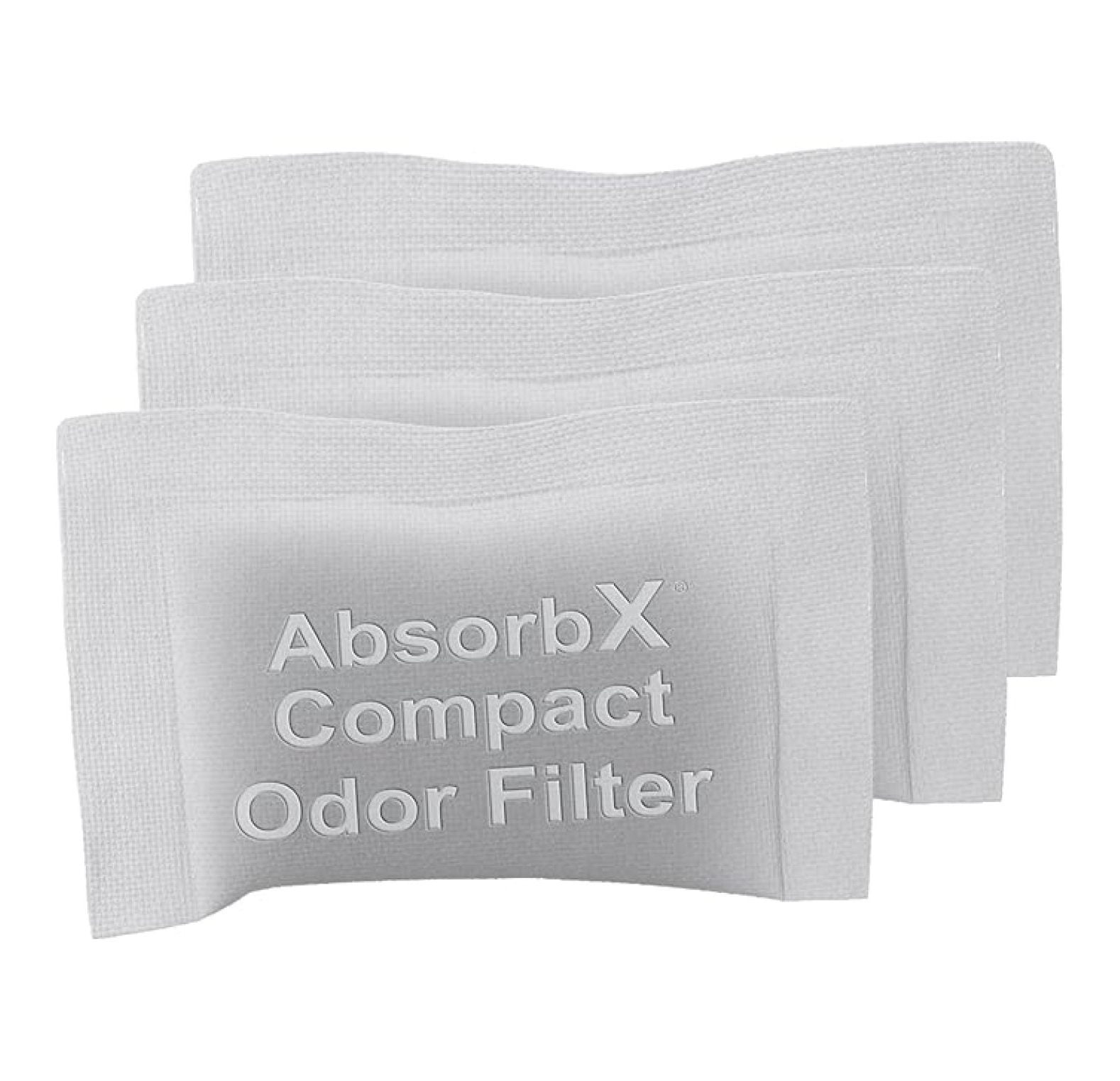 3-Pack AbsorbX Compact Odor Bathroom, Absorbs Garbage Smells, All ...