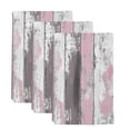 3 Pack Abstract Rustic Wooden Kitchen Towels Ombre Pink Gray White ...