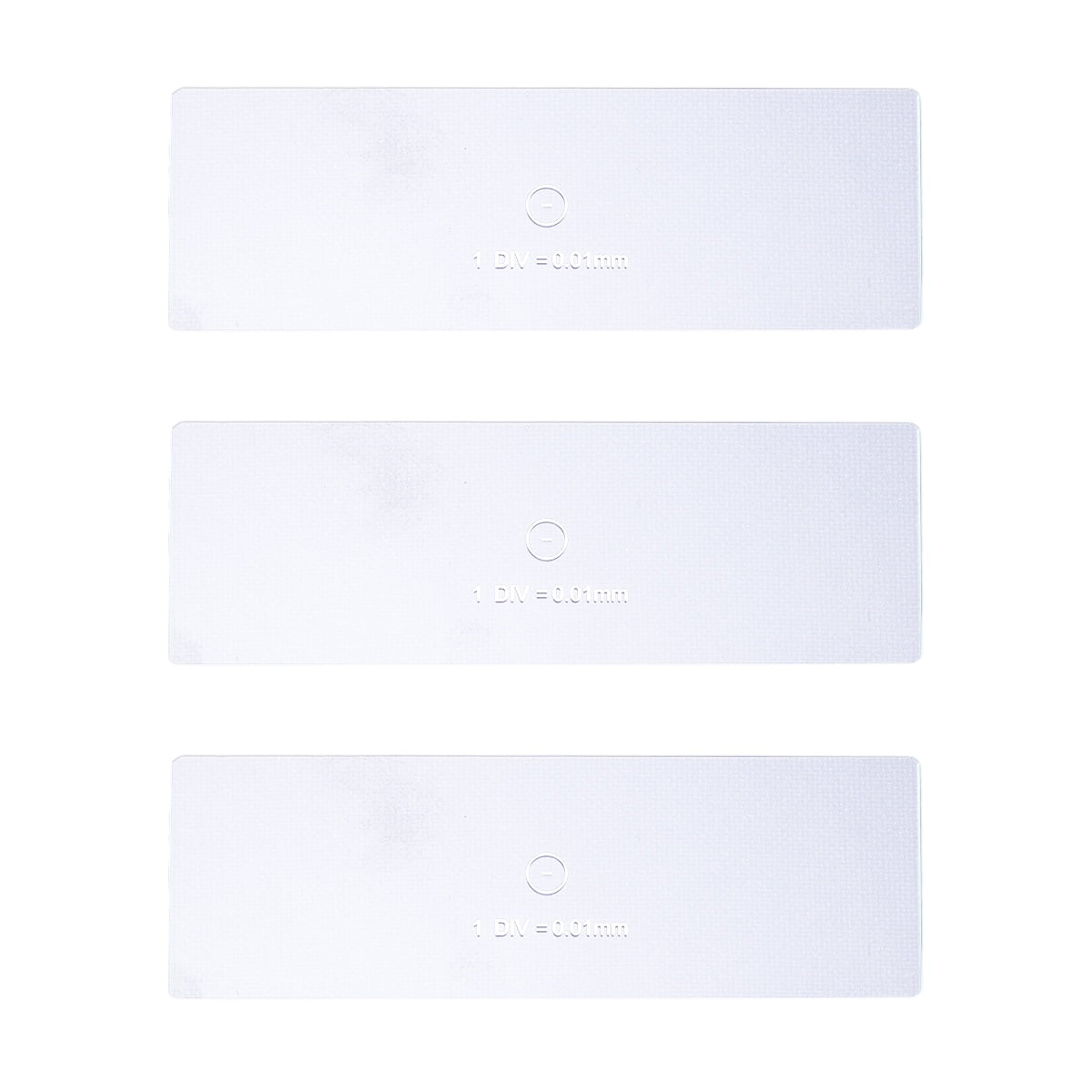 3 Pack Accessories For Microscope Slide Microscope Calibration Slide