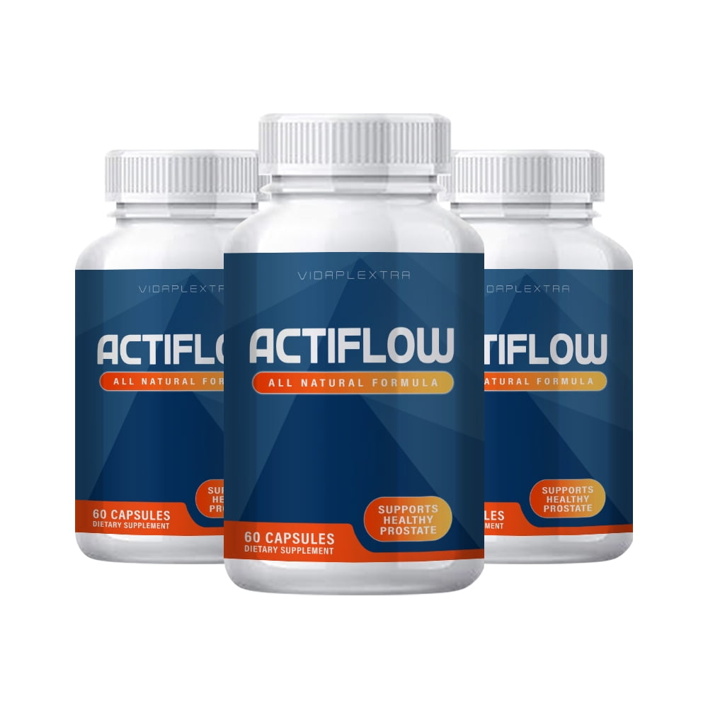 (3 Pack) Actiflow Capsules - Actiflow Male Capsules - Walmart.com