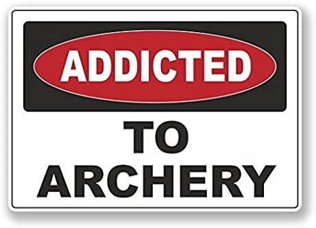 3 Pack - Addicted to Archery Vinyl Sticker Decal - Sticker Graphic ...