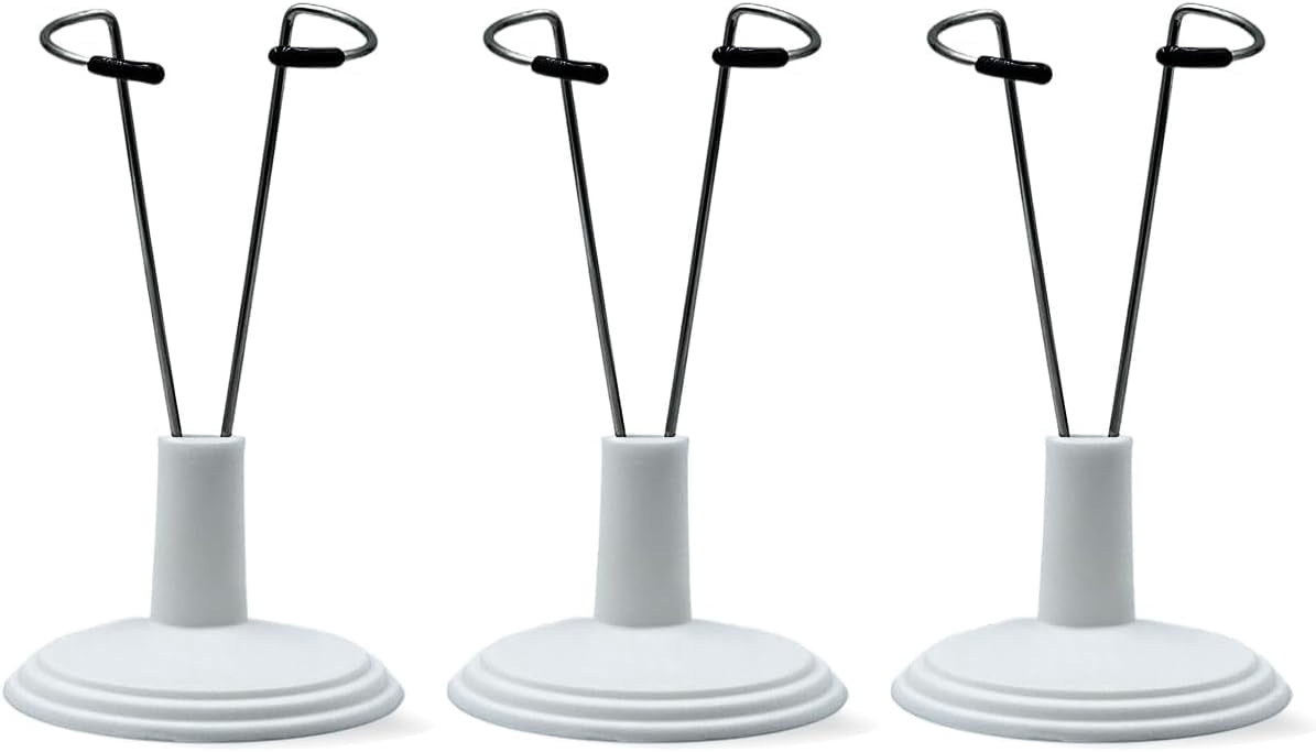 3-Pack Adjustable Doll Stand, Doll Display Holder Support for 4-8 ...