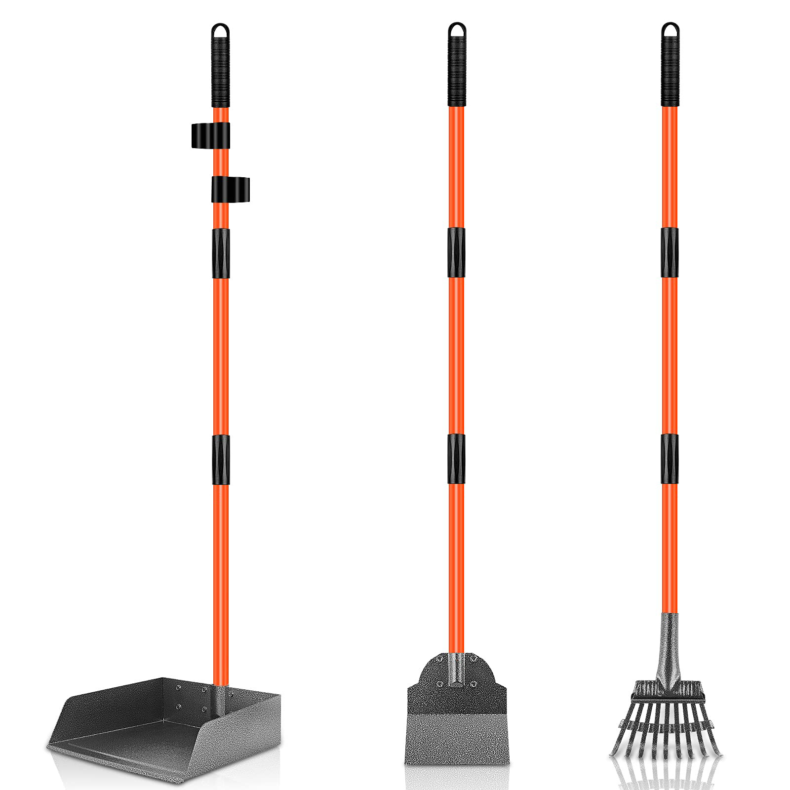 Nature’s Miracle 2-in-1 Rake N’ Spade with Pan, Scoop, for Pet Cleanup ...