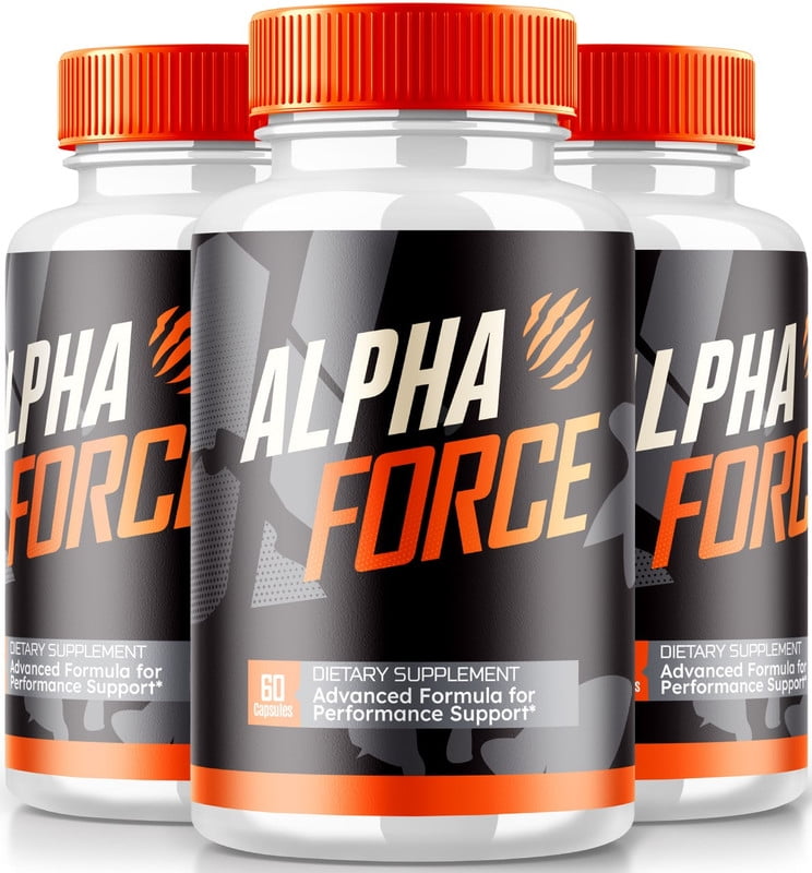 (3 Pack) Alpha Force Supplement, Official AlphaForce Pills, All-Natural ...